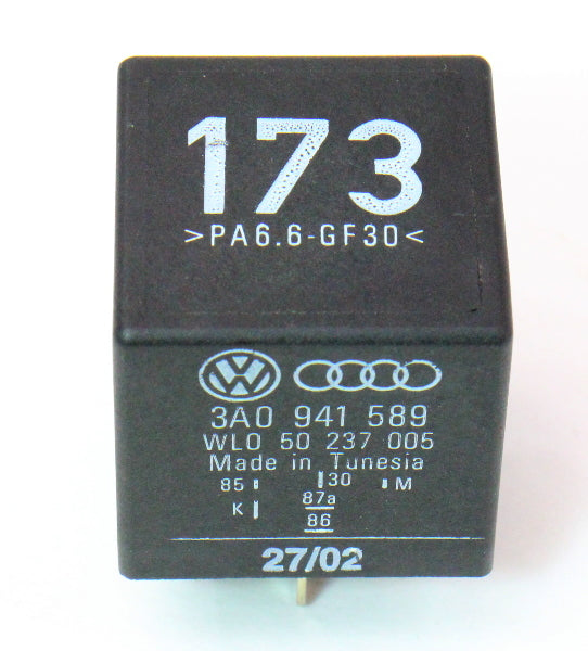 Relay # 173 DRL Daytime Running Lights VW Audi - Genuine - 3A0 941 589 ...