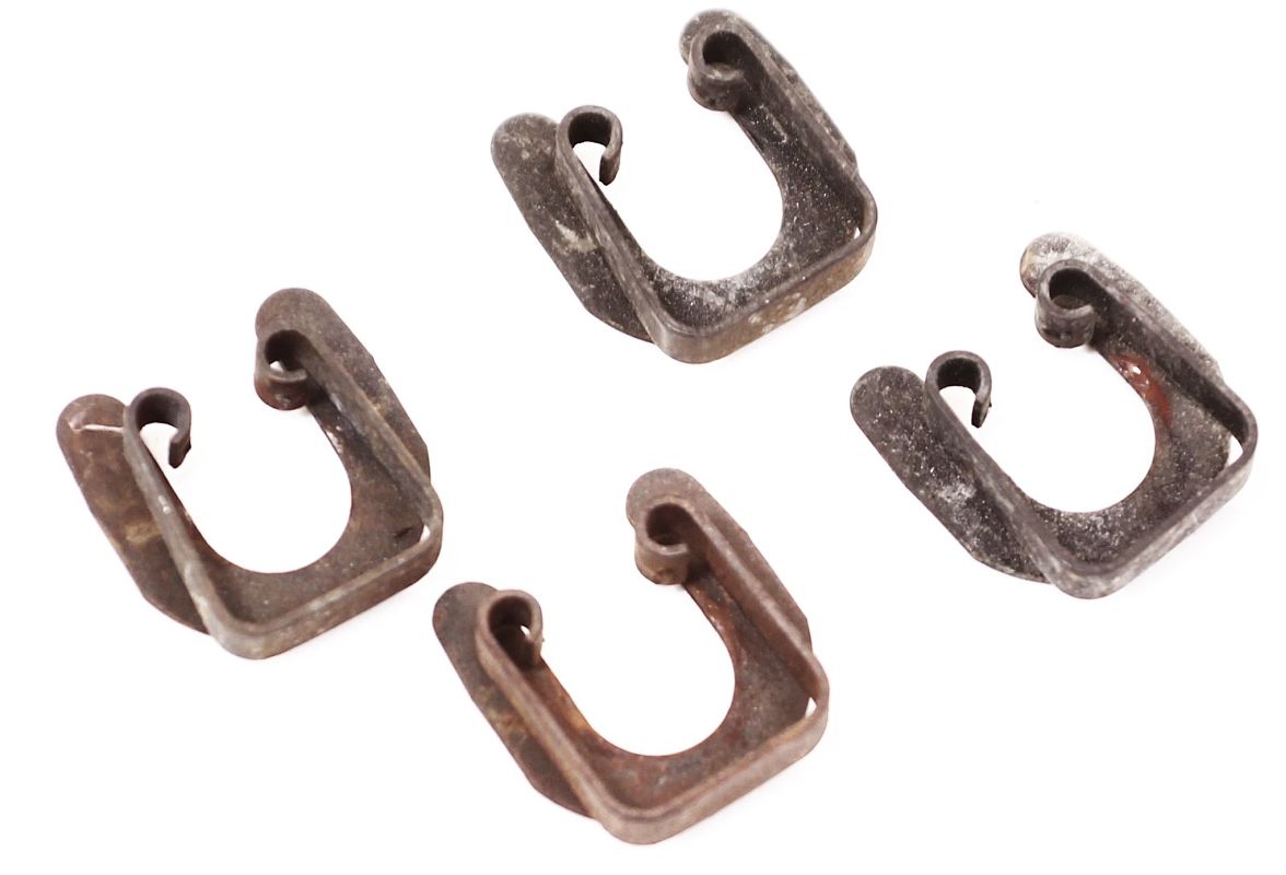 Front Seat Backrest Retaining Clips VW Rabbit Cabriolet MK1 Golf GTI M ...