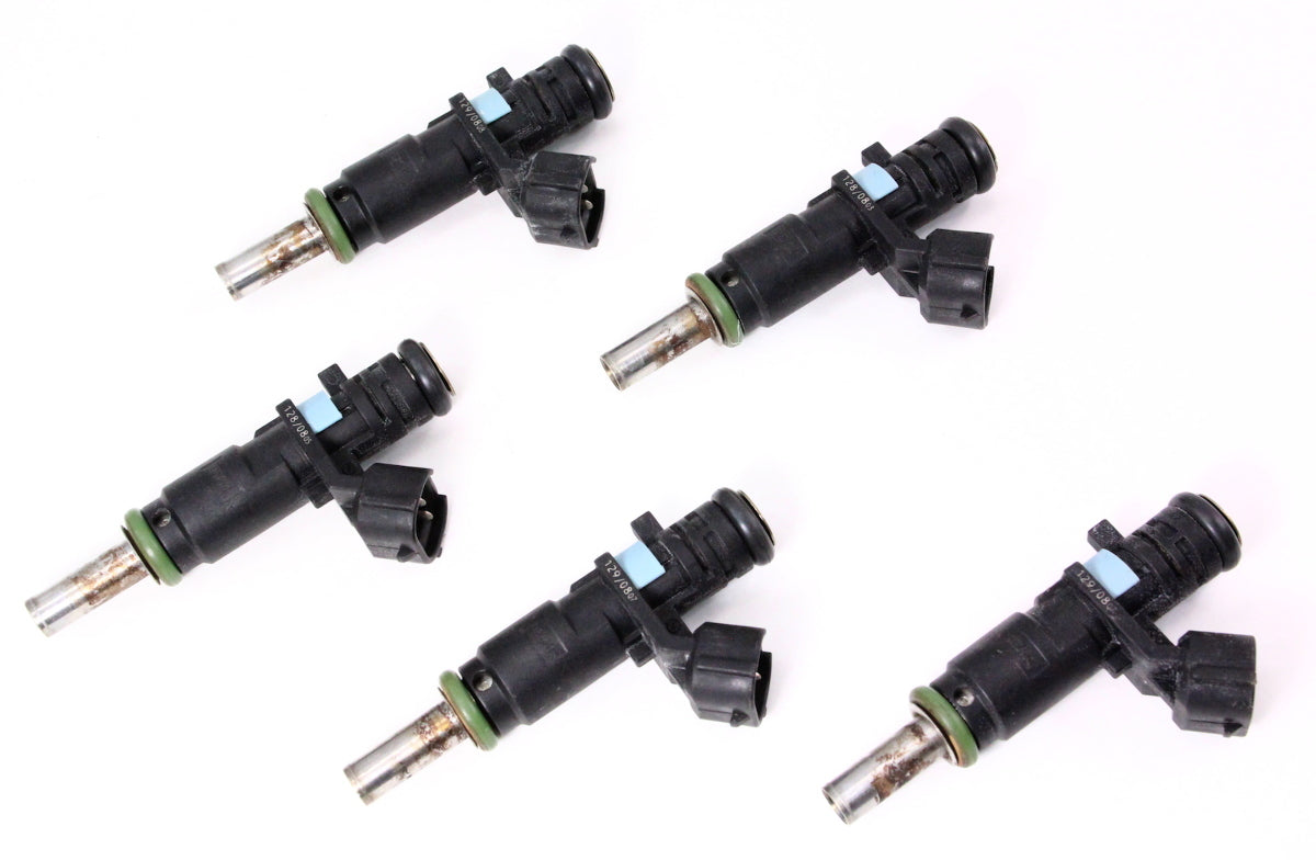 Fuel Injector Set 08-10 VW Jetta Rabbit Golf MK5 Beetle - 2.5 - 07K 90 ...