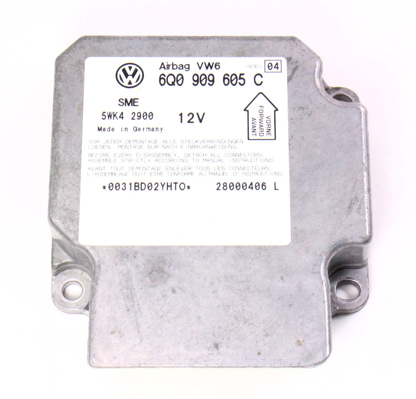 Airbag Air Bag Computer Control Module 2001 VW Passat B5 B5.5 - 6Q0 90 ...