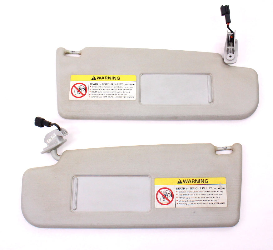 Sunvisor Sun Visor Set 99-05 VW Jetta Golf GTI MK4 Passat B5 Beetle ...
