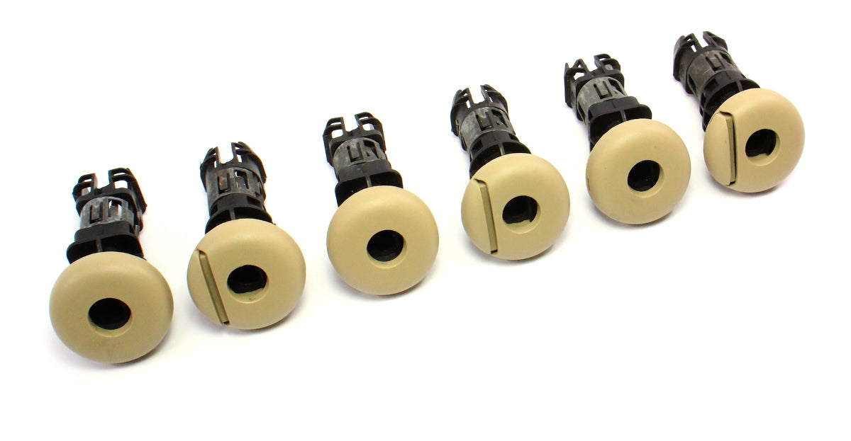 Rear Seat Head Rest Headrest Post Guide Inserts 06-13 Audi A3 8P ~ 1K0 ...