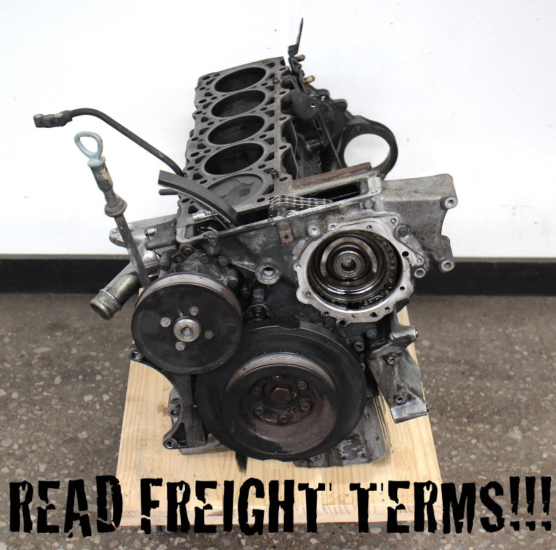 Short Block Engine Motor Assembly 90-93 Mercedes 300D 2.5 Diesel W124 ...