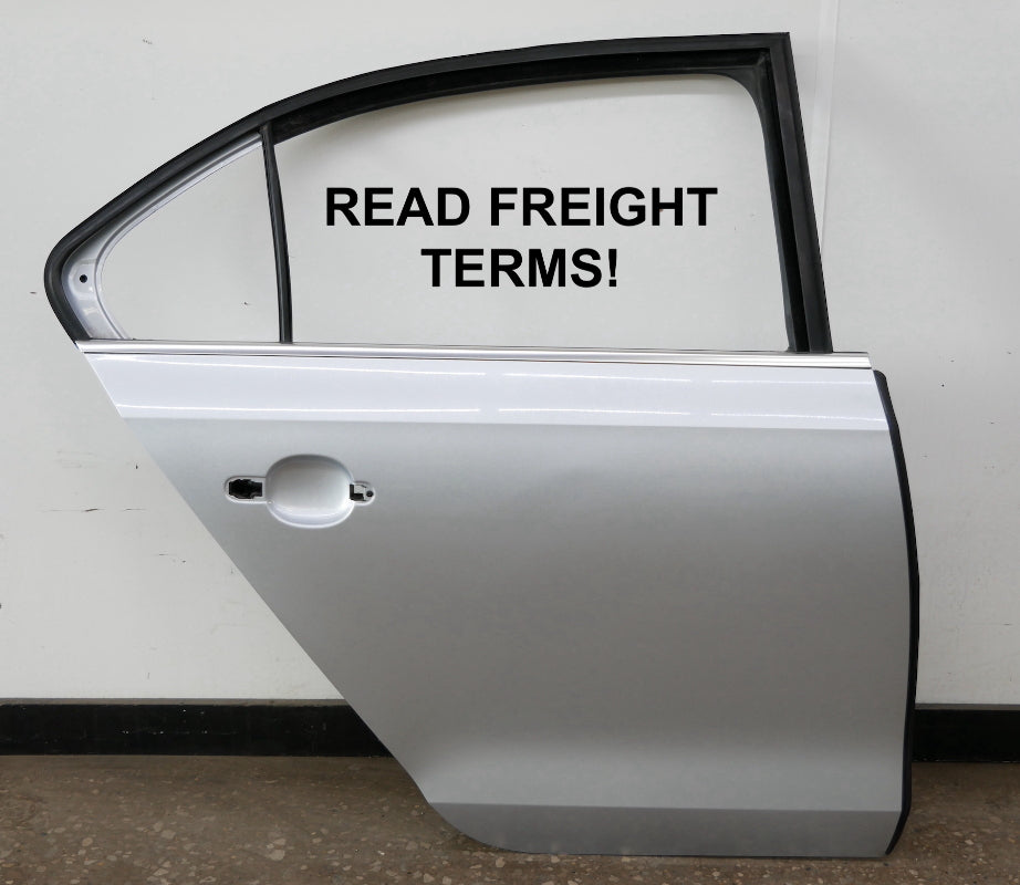 RH Rear Door Shell Assembly 11-18 VW Jetta Sedan MK6 LA7W Reflex Silve ...