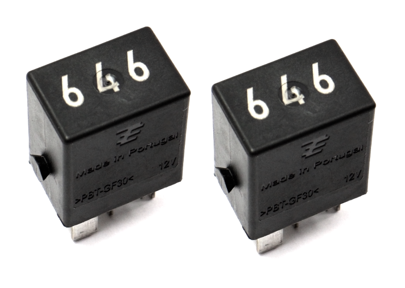2x Fuel Pump Relay 646 Passat Jetta Golf GTI Beetle A3 A4 A6 Q5 - 4H0 ...