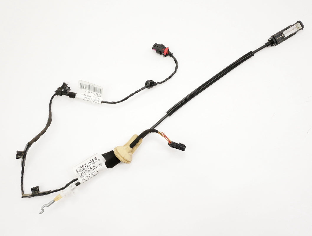 LH Front Door Latch Cable & Harness 11-18 VW Jetta MK6 5C6 837 085 B ...