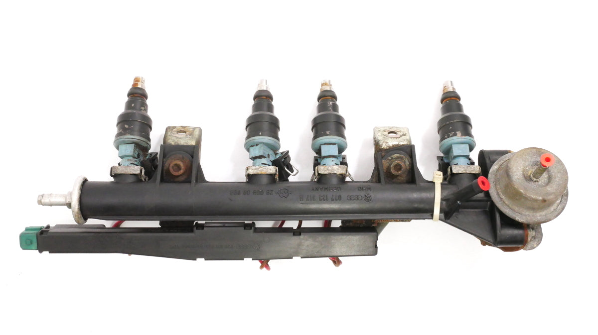 Fuel Rail Injectors 89-92 VW Jetta Golf GTI MK2 Cabriolet Genuine 037 ...
