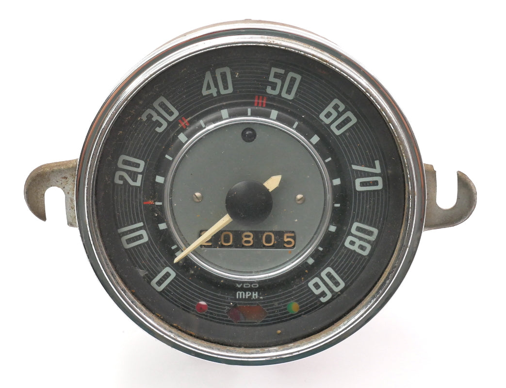 63-67 VW Beetle Bug Speedometer Gauge Cluster Vintage Aircooled 111 95 ...