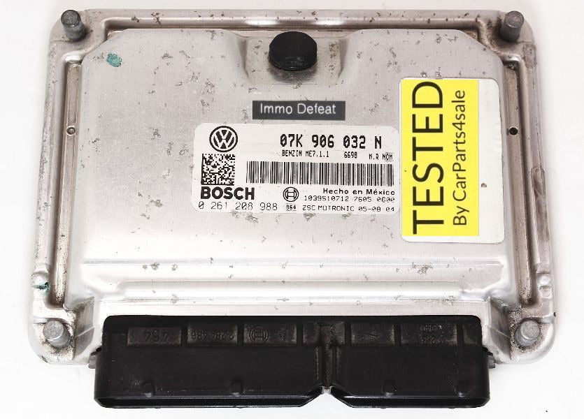 Immo Off Plug & Play ECU Engine Computer 06 VW Jetta MK5 2.5 MT - 07K ...